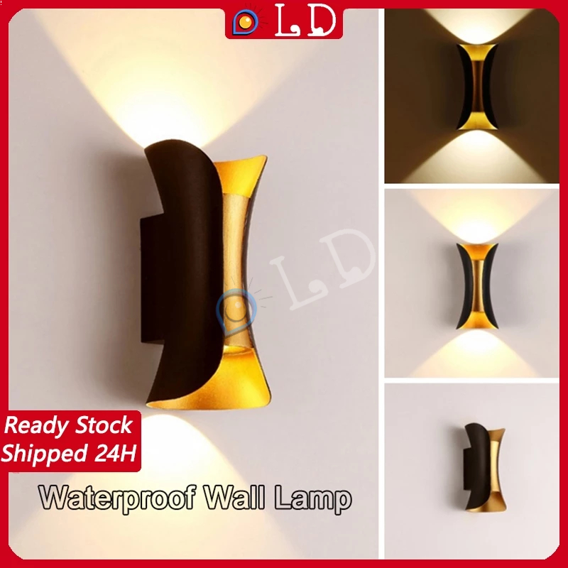 Outdoor LED Wall Light Decor Lamp Modern Minimalist 10W Indoor/Outdoor ...
