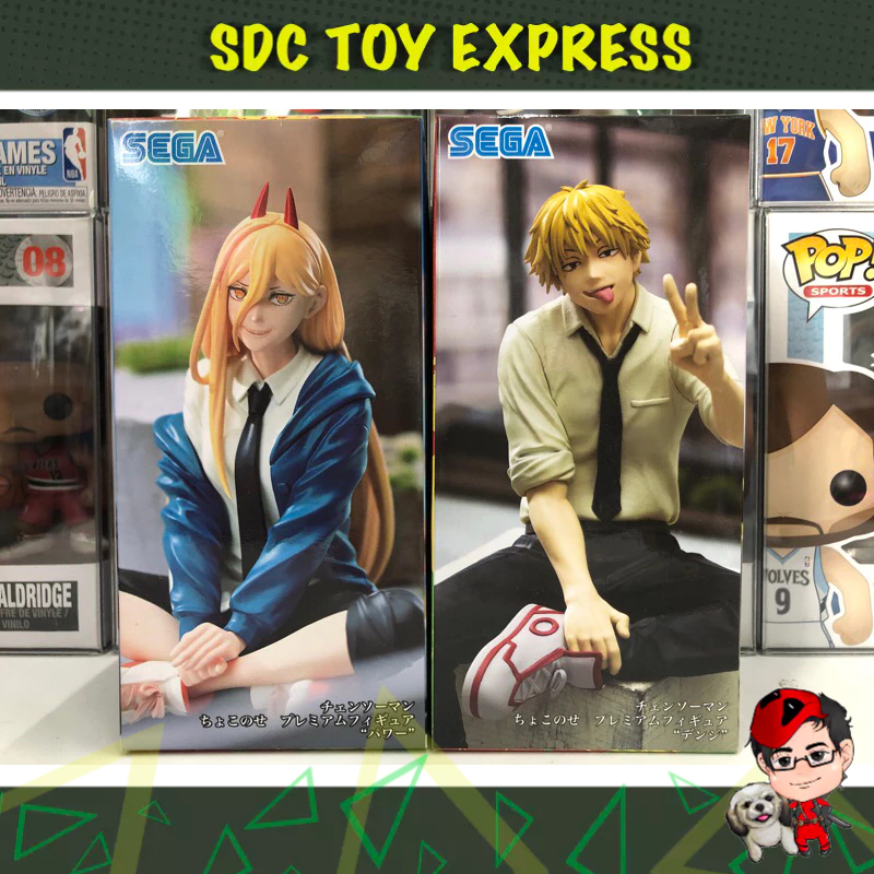 SEGA Perching Figure: Chainsawman - Makima, Power & Denji | Shopee ...