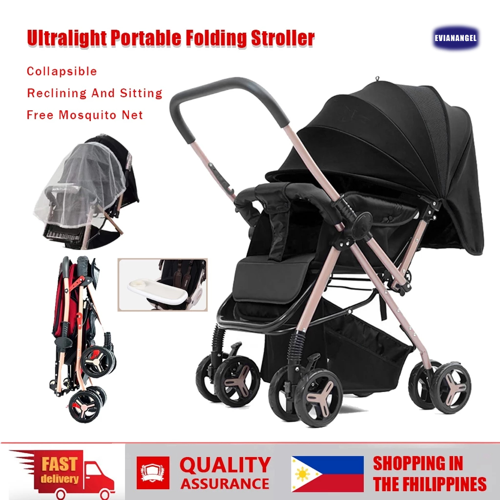 EvianAngel Two-Way Stroller For Baby Toddler For New Born Up To 48 ...