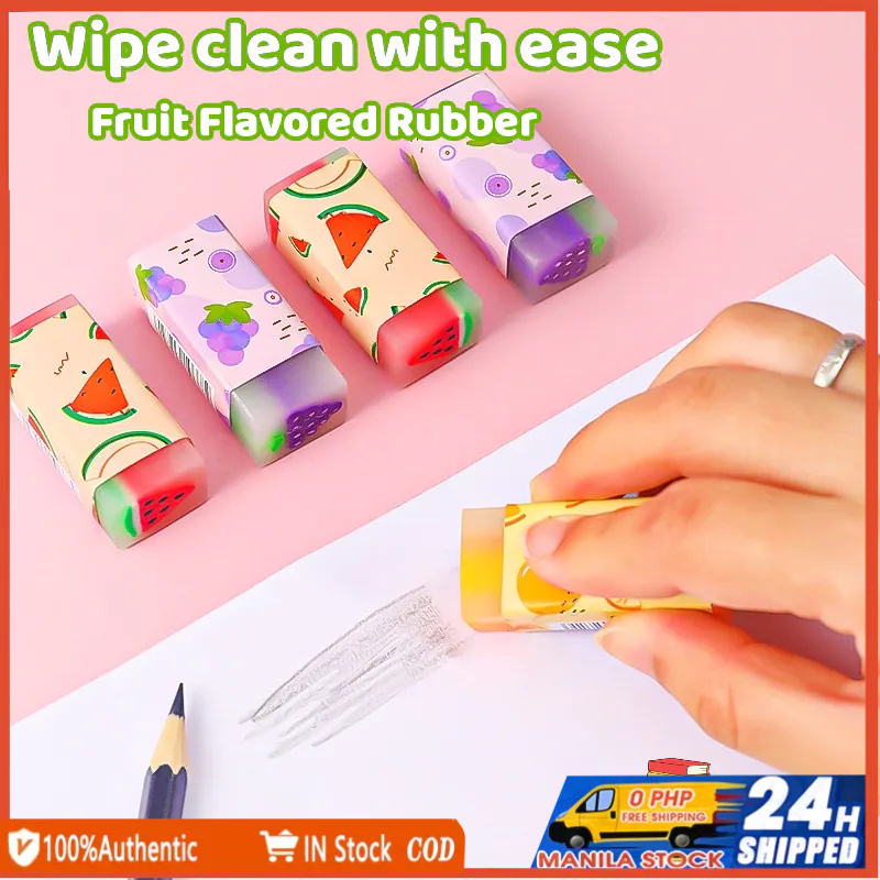 Cute fruit Eraser student school stationery Eraser office supplies 1pc ...