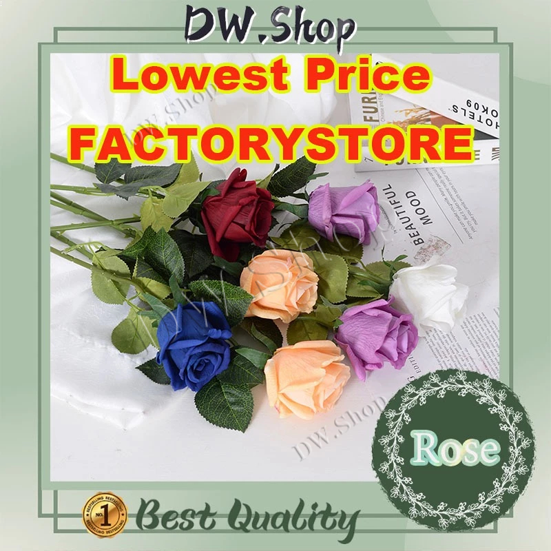 High Quality Rose Fake Rose Fake Flowers Artificial Flower For Wedding ...