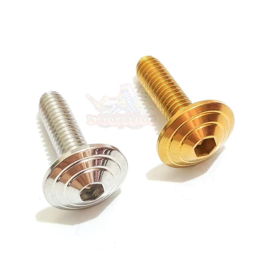Gold White 6mm Bolts for Honda Click Sensor Cover | Shopee Philippines