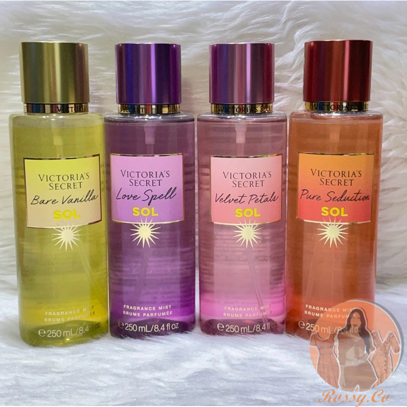 Victoria's Secret SOL Edition Love Spell, Velvet Petals, Pure Seduction ...