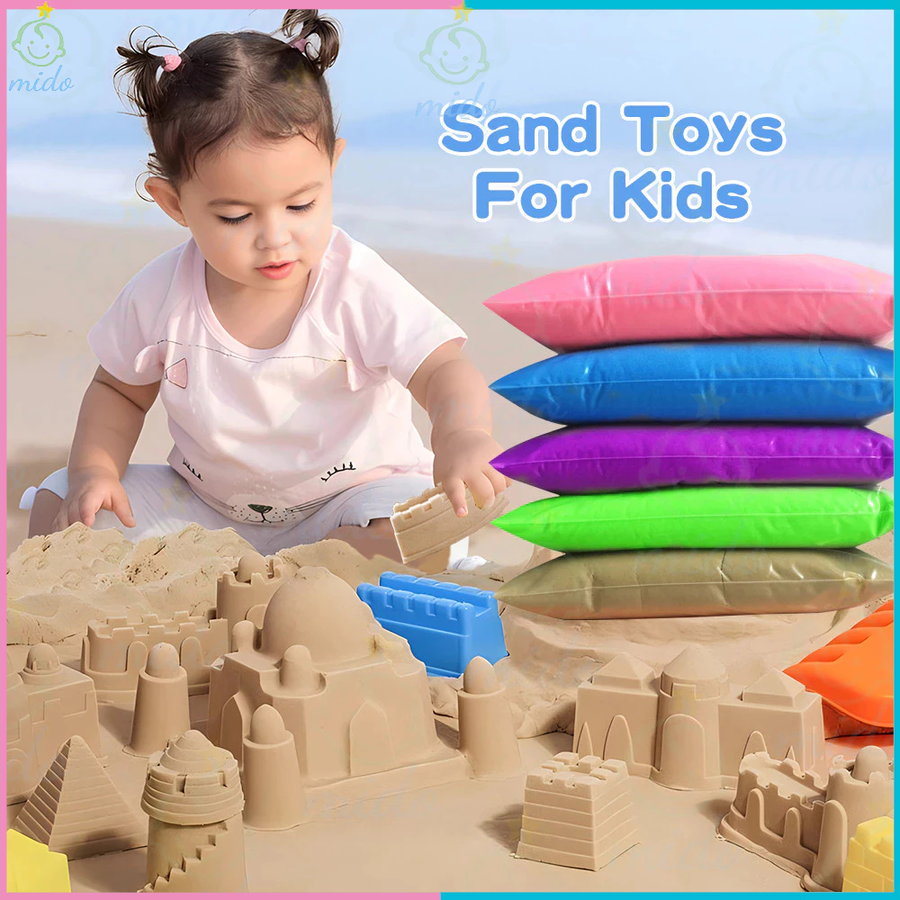 MD 1kg sand toys for kids Dynamic Eco Space Sand Non-Toxic and Odorless ...