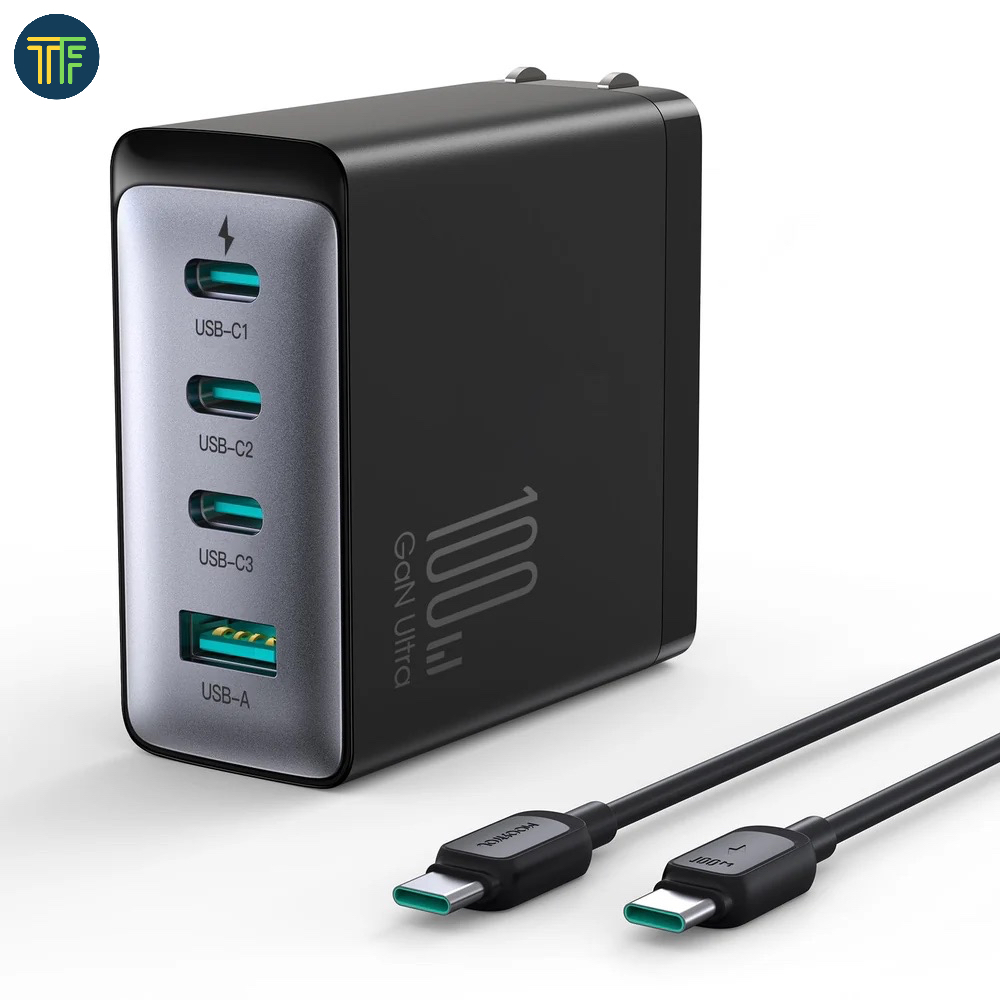 Joyroom JR-TCG04US 100W GaN Ultra Fast Charger Kit | Shopee Philippines