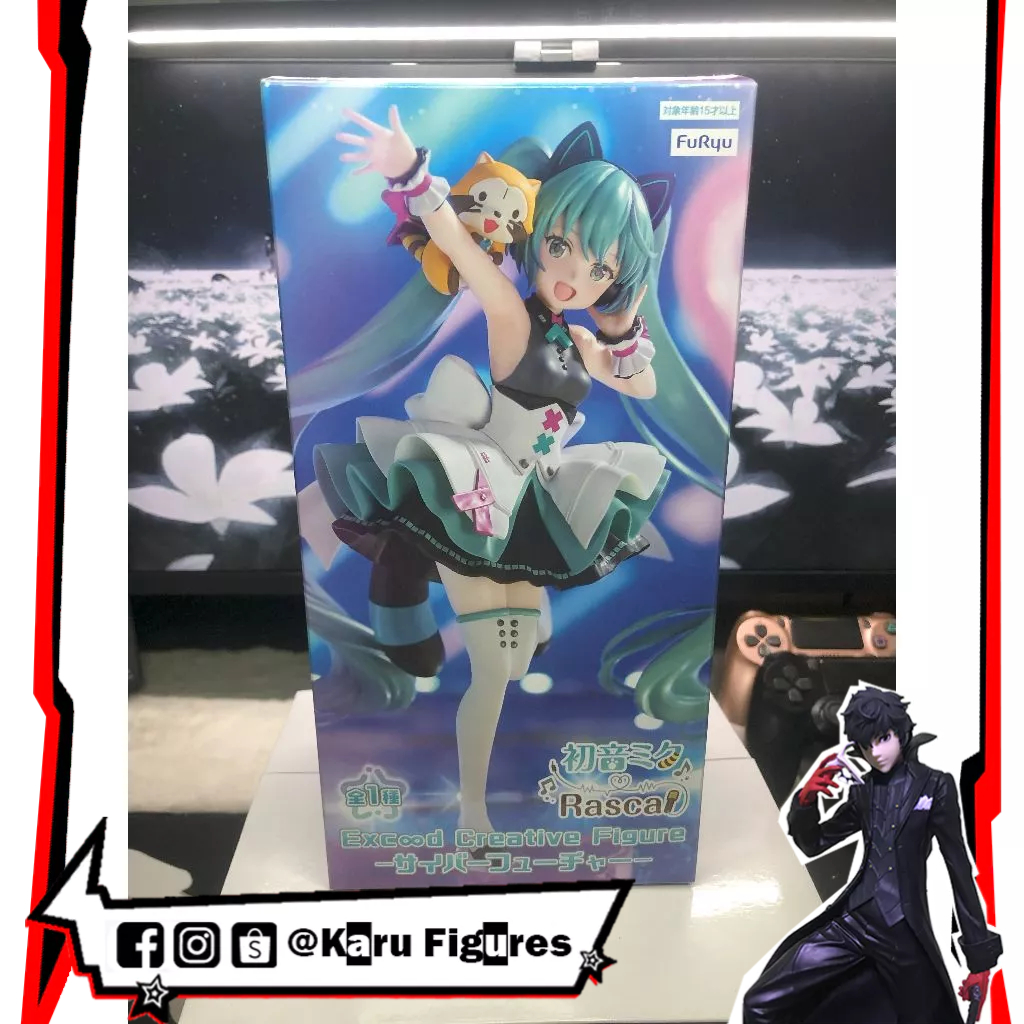 Authentic Hatsune Miku Rascal Exceed Creative Figure Cyber Future ...