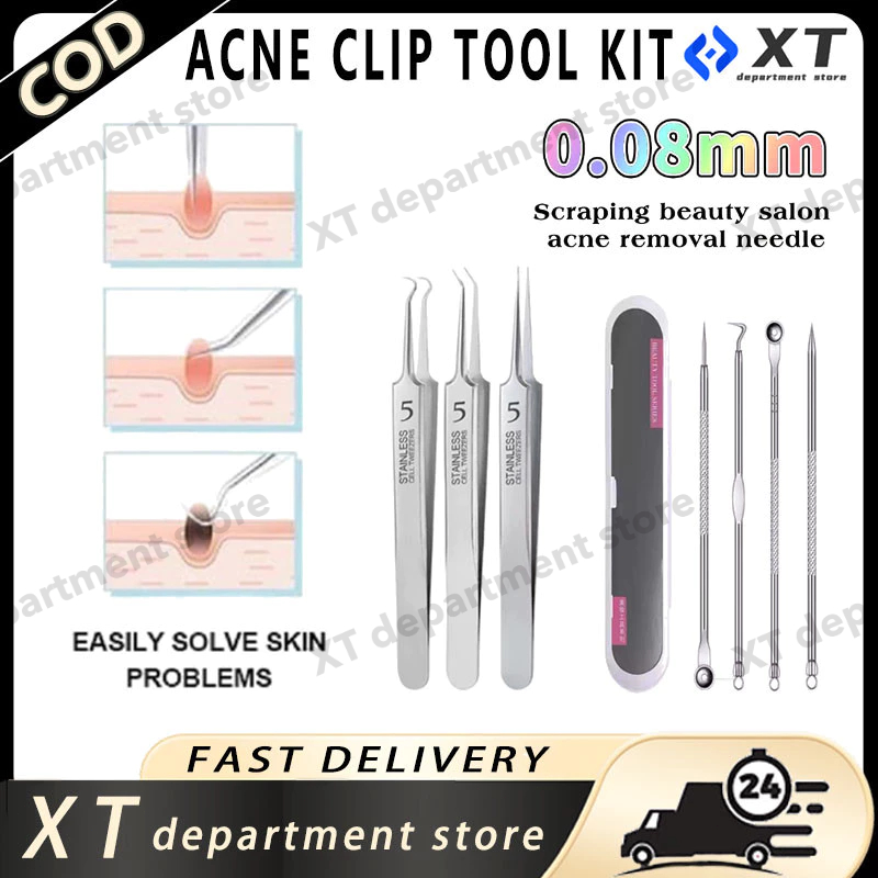 XT 5-in-1 Acne Kit Stainless - Pang-Acne at Blackheads Pambahay w ...