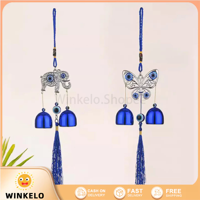 Windbell Türkiye Blue Eye Metal Windbell Pendant Tassel Pendant Devil's ...