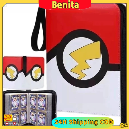 Pokémon Card Album Pokémon Game Card Book Pokémon 4 Grid loose-leaf ...
