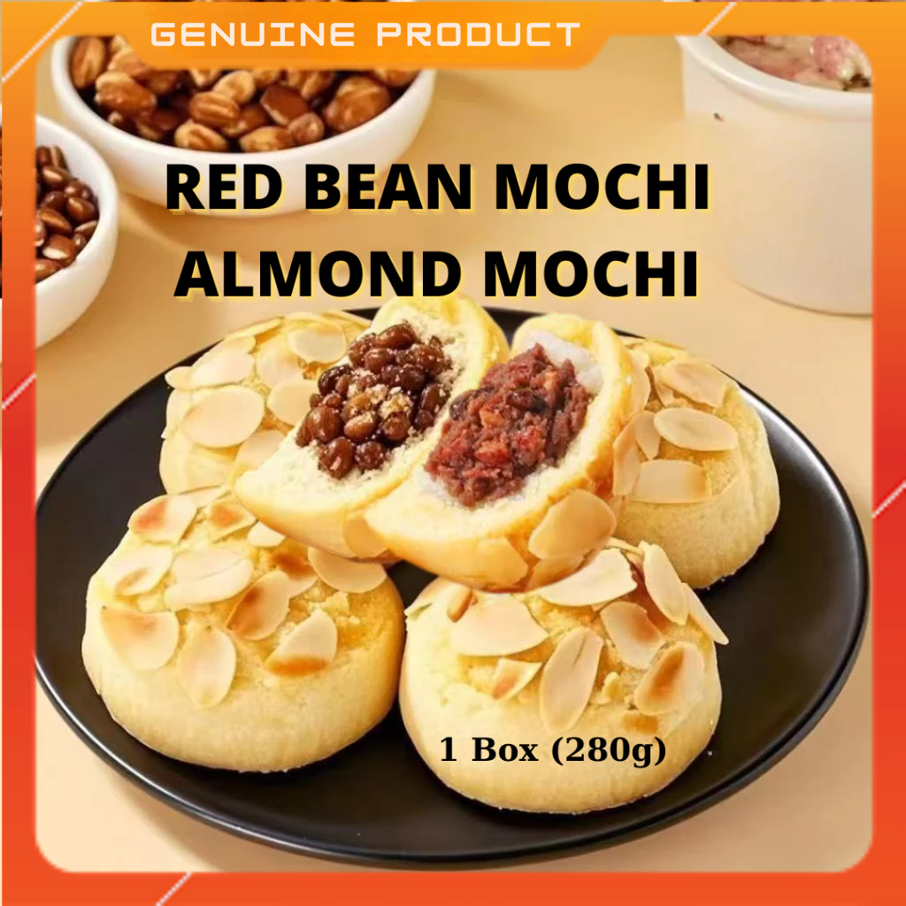 Red Bean & Almond Mochi Cake 280g – Soft Vietnamese Rice Cake – Ready ...