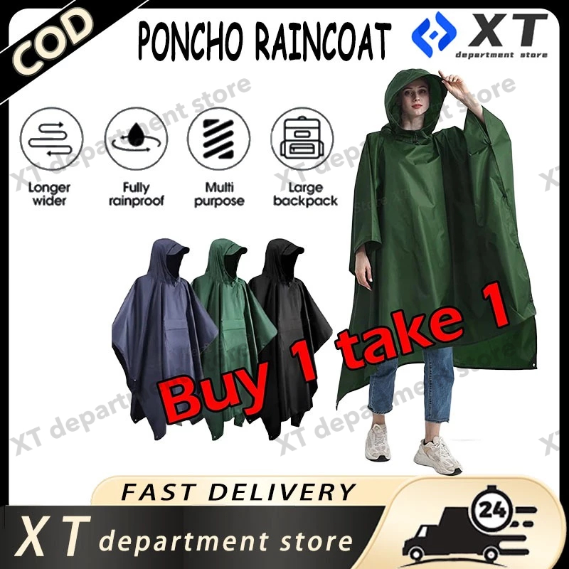 XT Poncho Raincoat Makapal Kapote Rain Coat for Motorcycle Bicycle ...