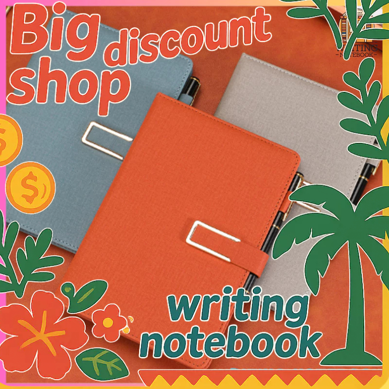 A5 Diary notebook aesthetic Magnetic Buckle Notepad Planner hardbound ...