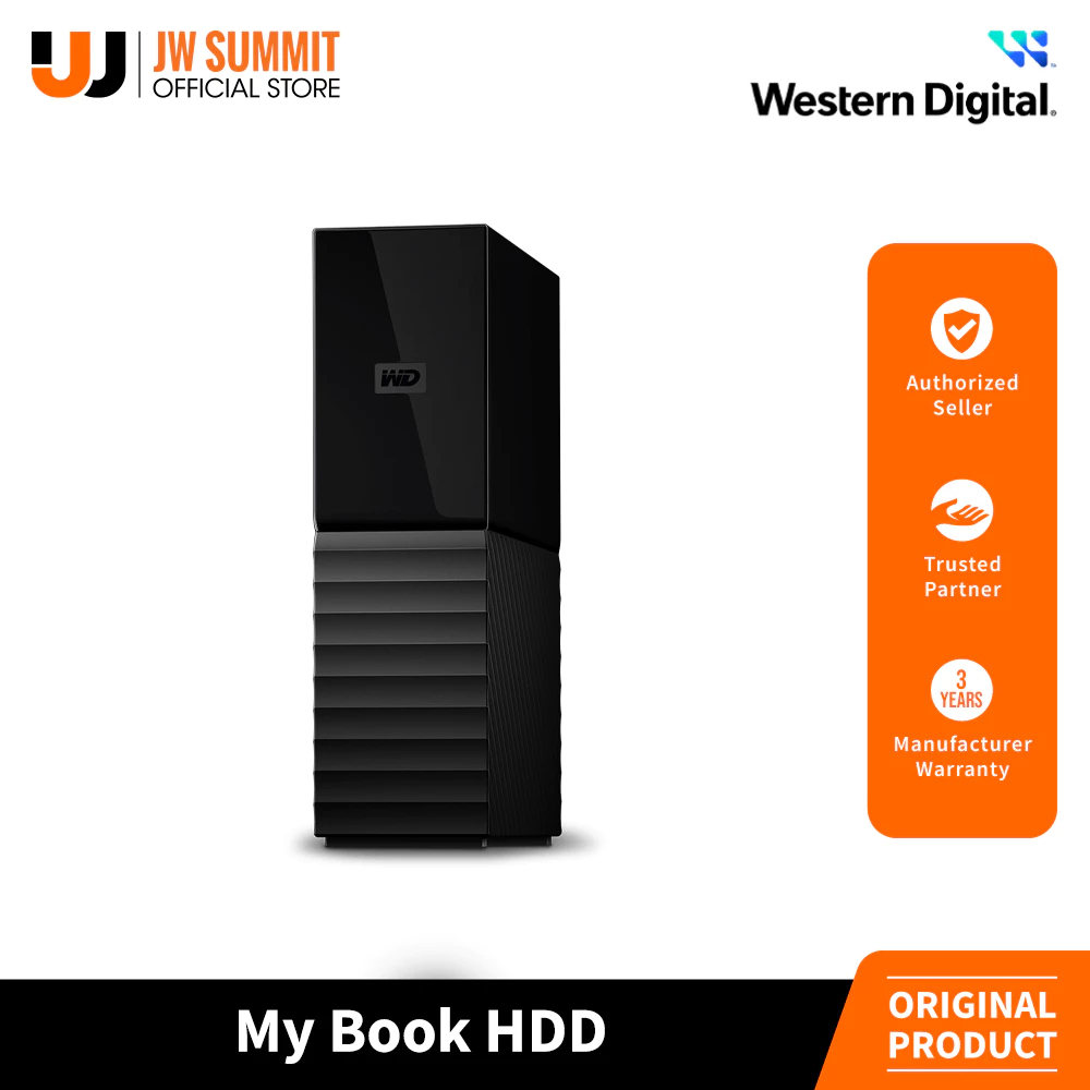WD My Book 4TB/6TB/8TB/12TB/14TB/16TB with Password Protection External ...