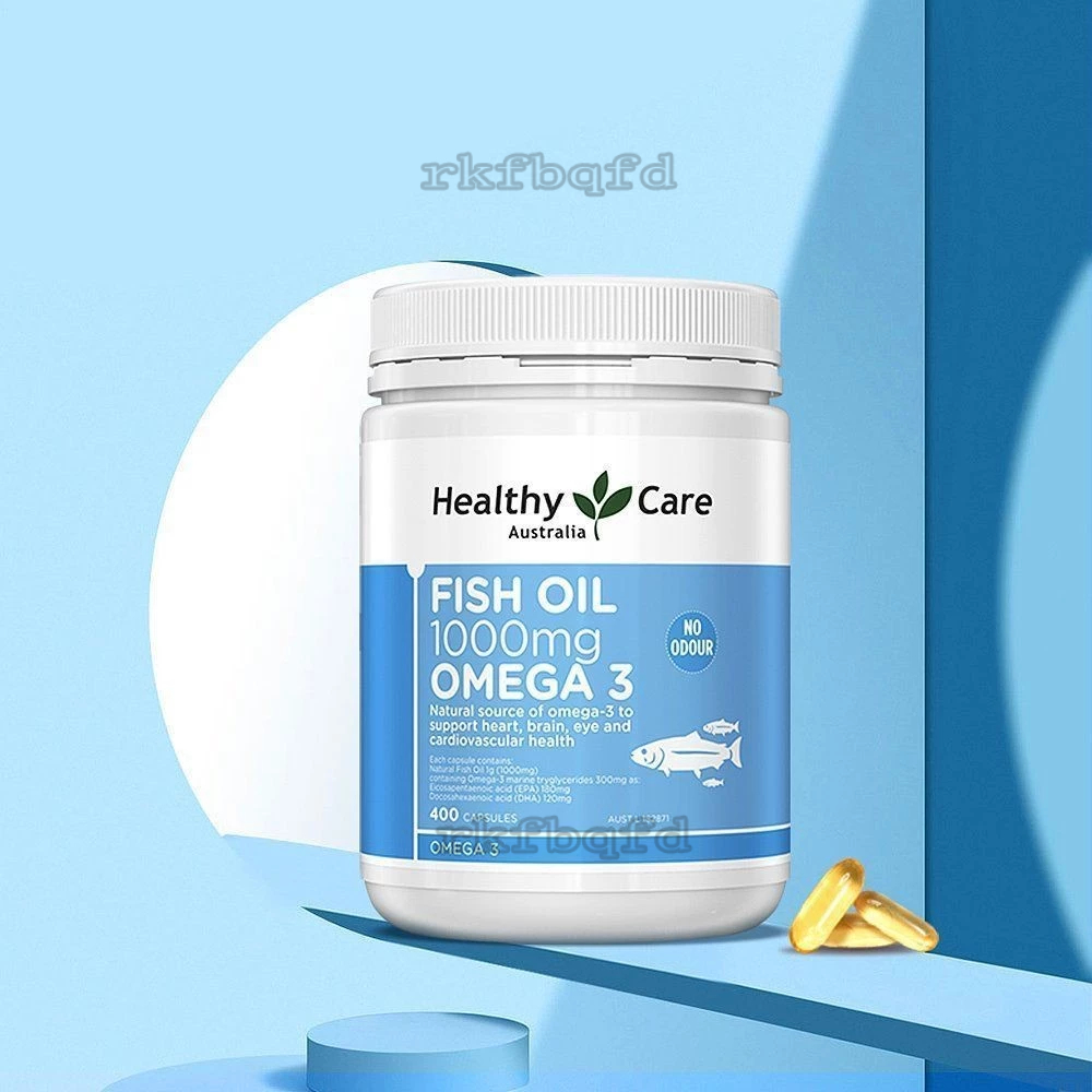 Healthy Care Fish Oil 1000mg Omega 3 ( 400 Capsules ) [EXP: 2027]-Mall ...