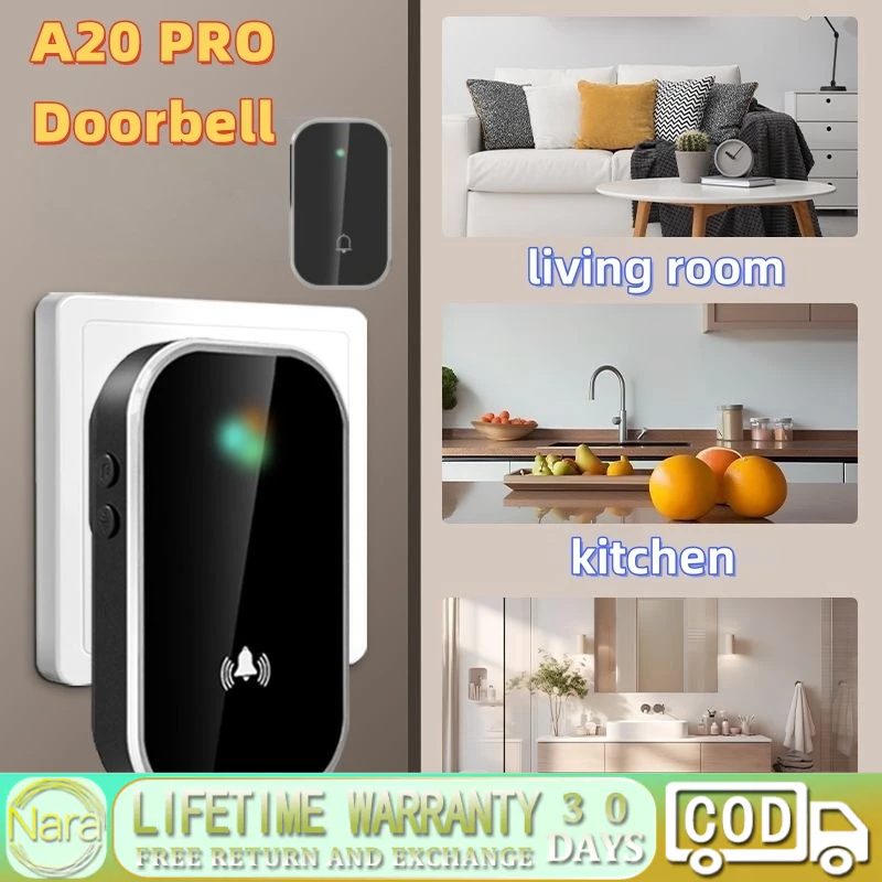 Wireless Smart Waterproof Household Doorbell 300M Ultra-Long-distance ...