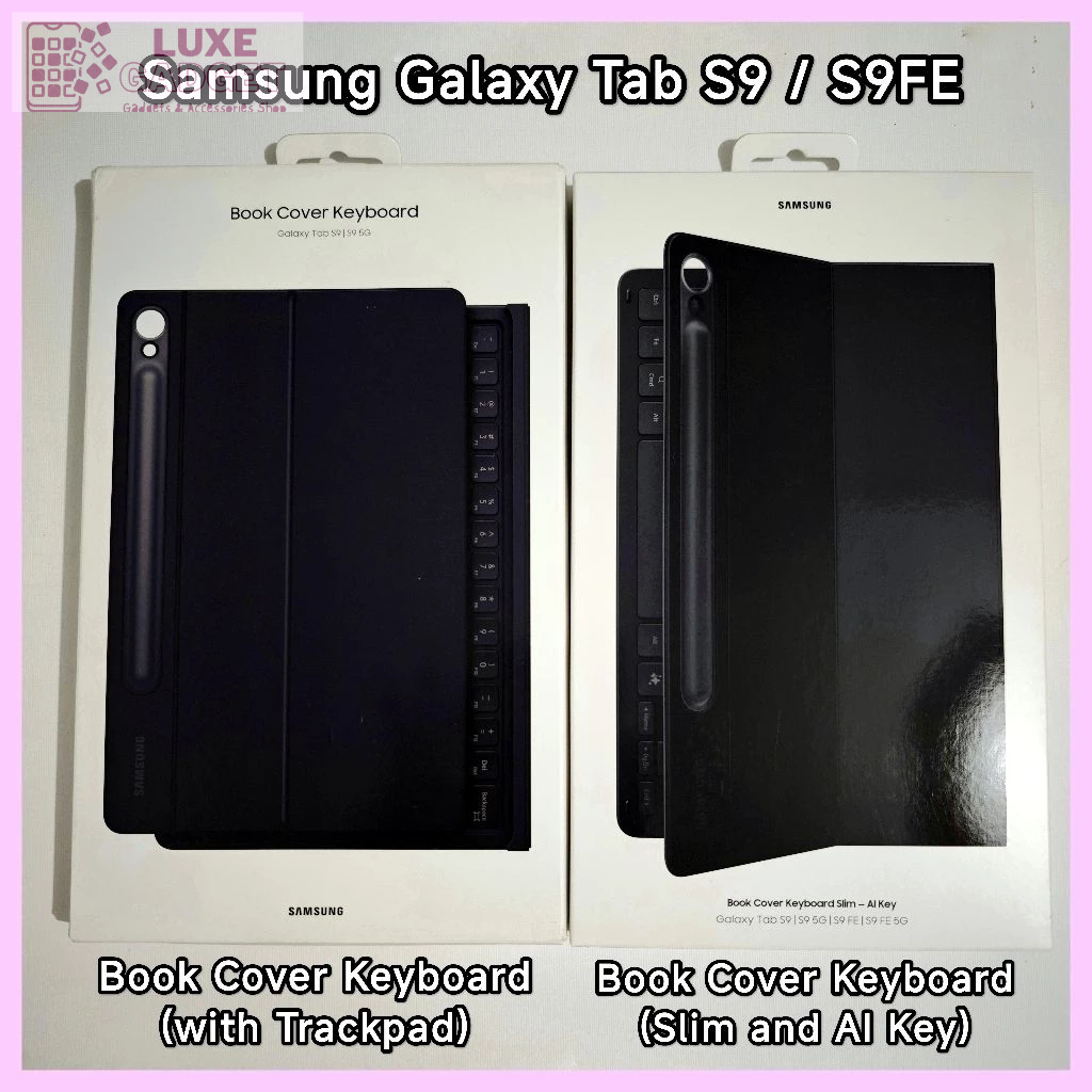 Samsung Galaxy Tab S9 / S9 FE / S10 FE Book Cover Keyboard | Shopee ...