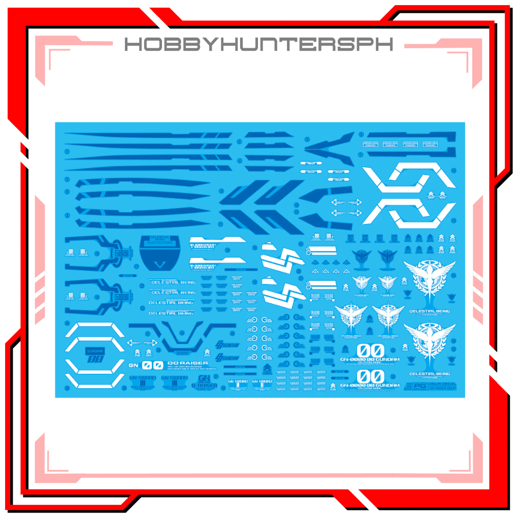 Delpi Decal PG 00 Raiser Waterslide Decals | Shopee Philippines