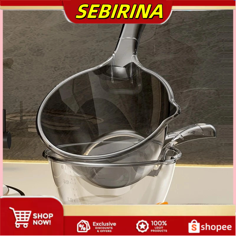 1PC Japanese Water Dipper Clear Tabo Aesthetic Transparent Scooper ...