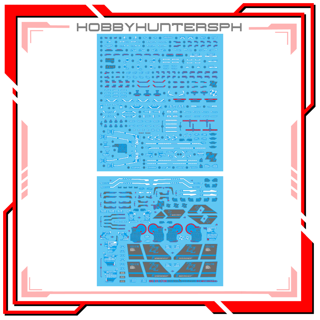 Delpi Decal MG ZZ Ver. Ka Waterslide Decals | Shopee Philippines
