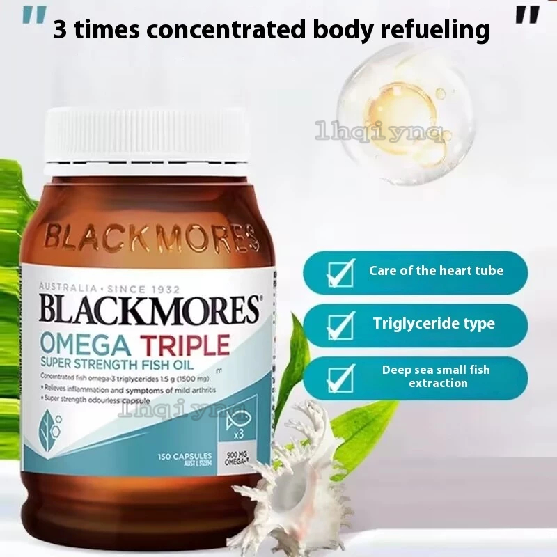 EXP:2026 (100% Australian) BLACKMORES Omega Triple Strength Fish Oil ...