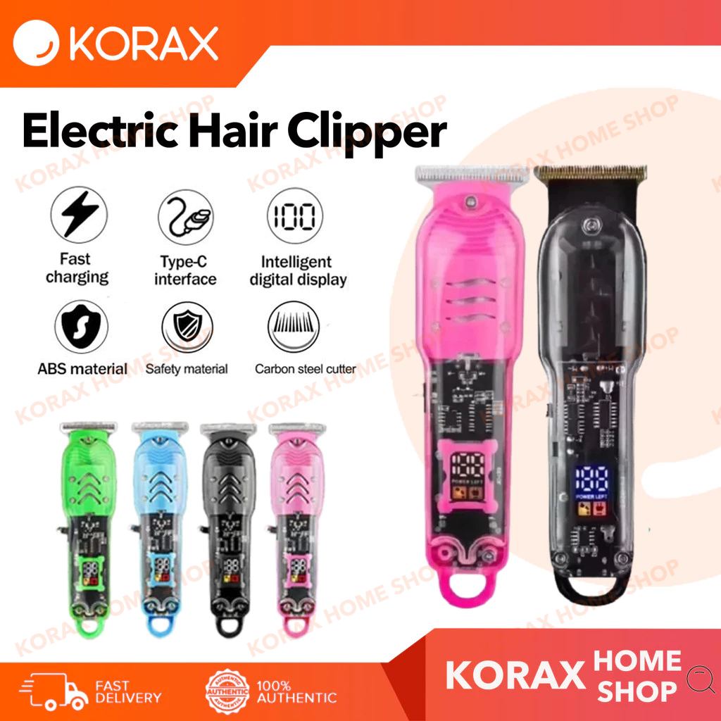 KORAX Electric Hair Clipper Rechargeable Electric Razor Trimmer ...
