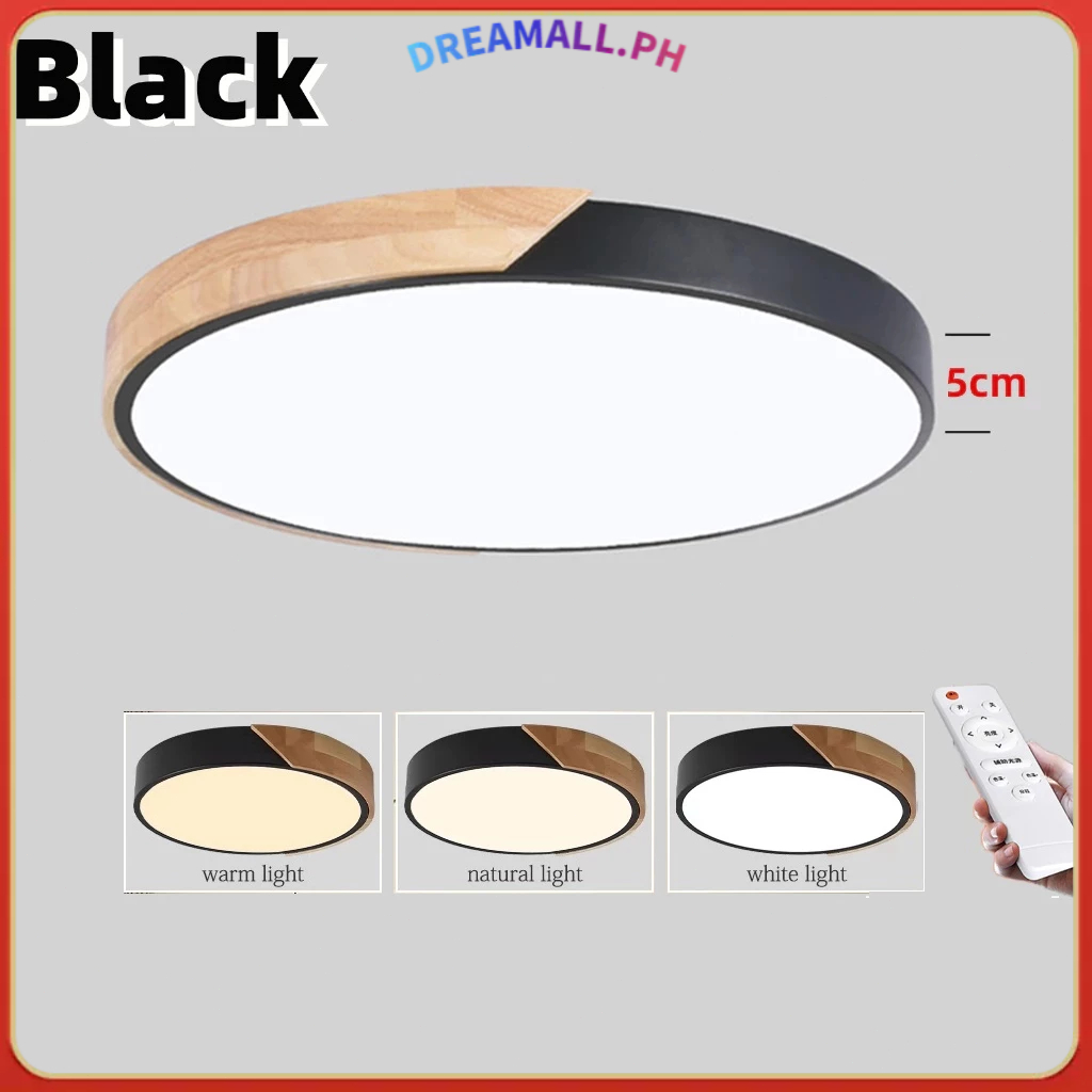 [Ready] 3 Colors LED Ceiling Light With Remote 24/27/36W Modern LED ...