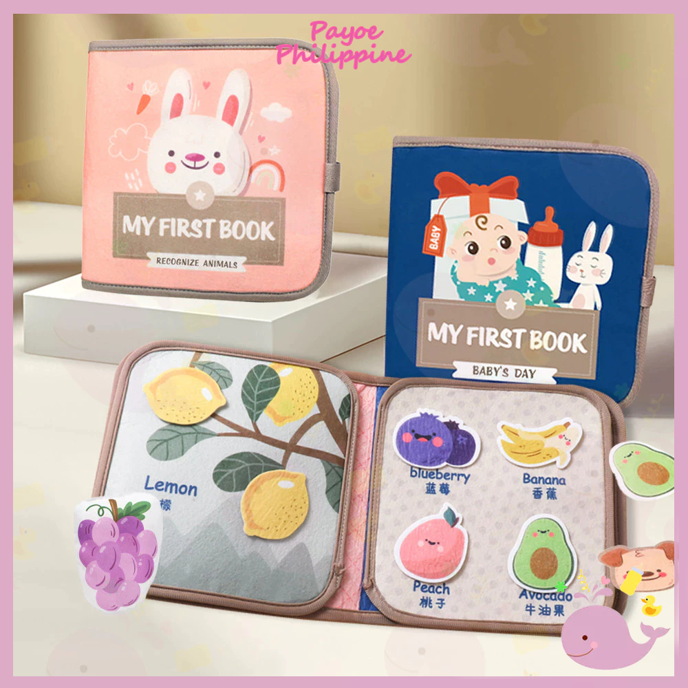 Payoe Baby Soft Cloth Story Book Educational Toys for Kids Quiet Book ...