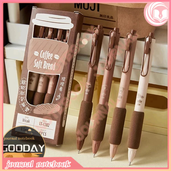 0.5mm Press Gel pen Sponge Pinch Pen Black Ink Gel Pen Student ...