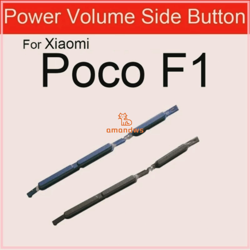 Replacement Parts Side Key Set For Xiaomi Poco F1 Power Button and ...