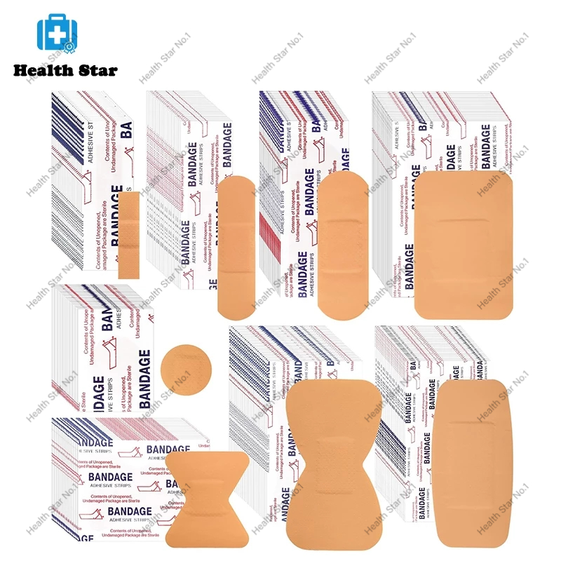 360pcs Wound Sticker Adhesive Bandages Variety Pack Emergency First Aid ...