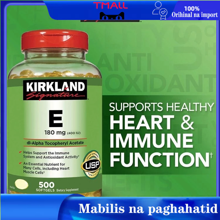 Kirkland Signature Vitamin E 180mg 500 Softgels-Tmall | Shopee Philippines