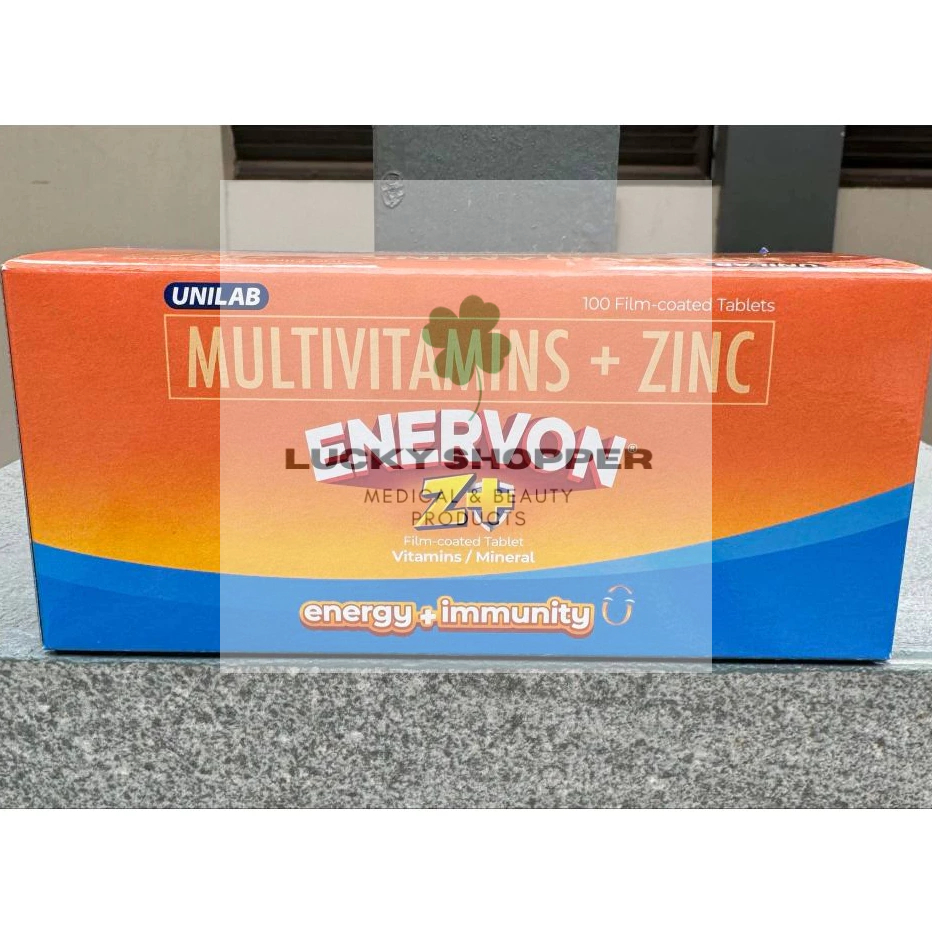 Enervon Z+ (Multivitamins + Zinc) Vitamins/Mineral Energy+Immunity ...