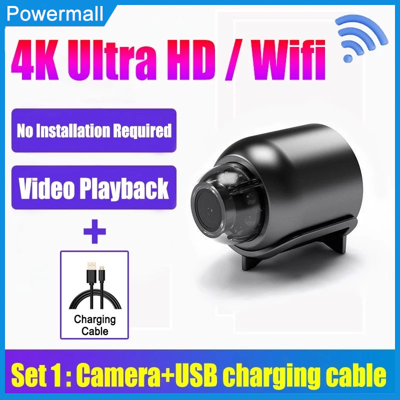 X5 Smart Mini Camera CCTV 1080P HD Night Vision Hidden Wifi Wireless IP ...