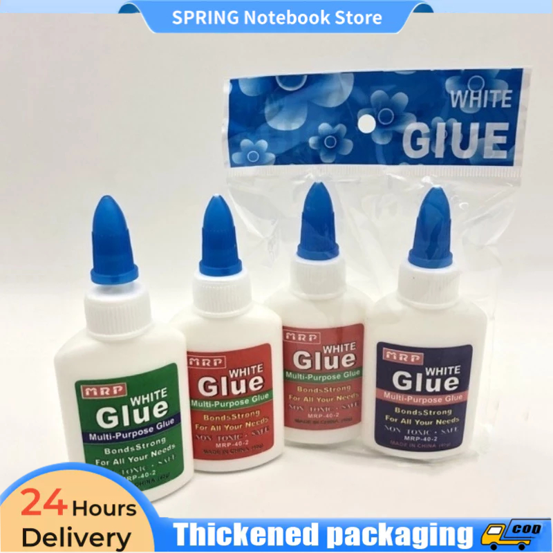40G 40ml White School Glue Washable 2 IN 1 High Student Handwork School Office Supplies ...