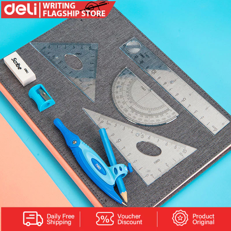 Deli 8PC Compasses Set Mixed EG30001 Stationery School Supplies ...