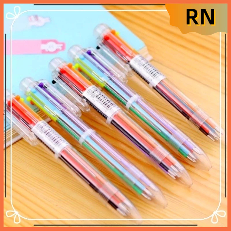 Multicolor Ballpoint Pen In 1 Colors Kids Party Gift Pens School ...