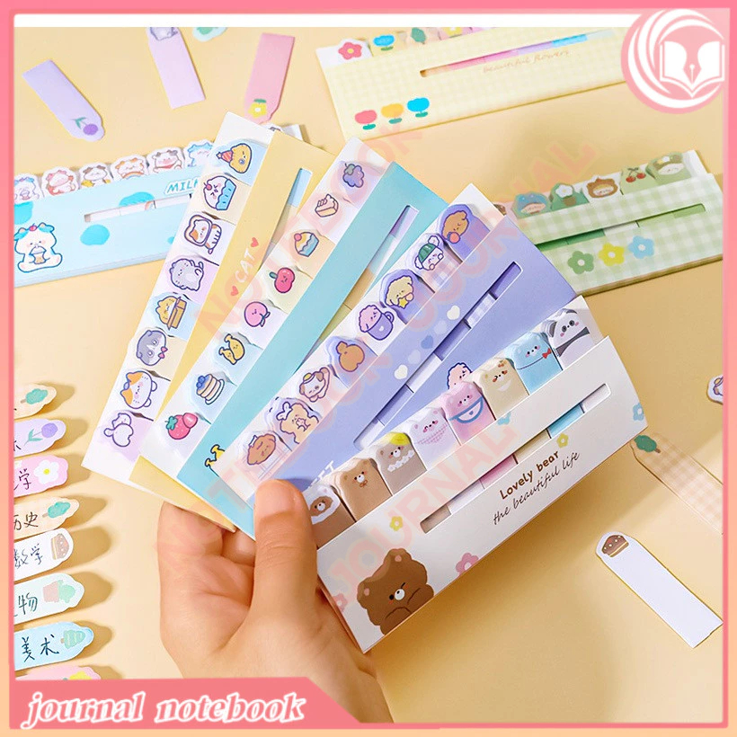 120 Sheets Cute Shaped Sticky Note Index Post Cartoon Memo Pads School ...