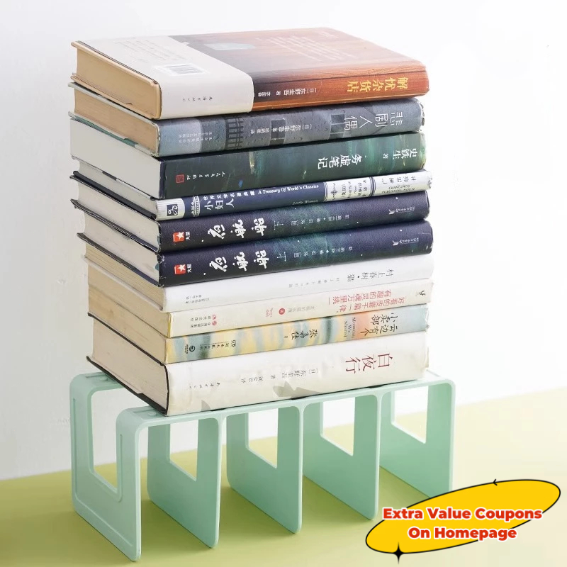 Book Stander Multi-Grid Desktop Book Stand for Student Storage | Shopee ...
