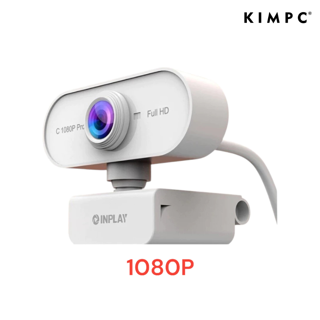 inPlay C1080P Pro 1080P Full HD Webcam (White / Black) | Shopee Philippines