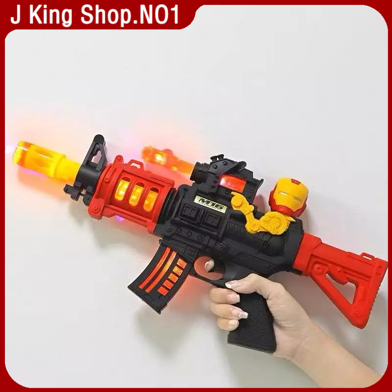 J King #Vibration Flash Gun 3D Light Sound Battery Operated Box ...