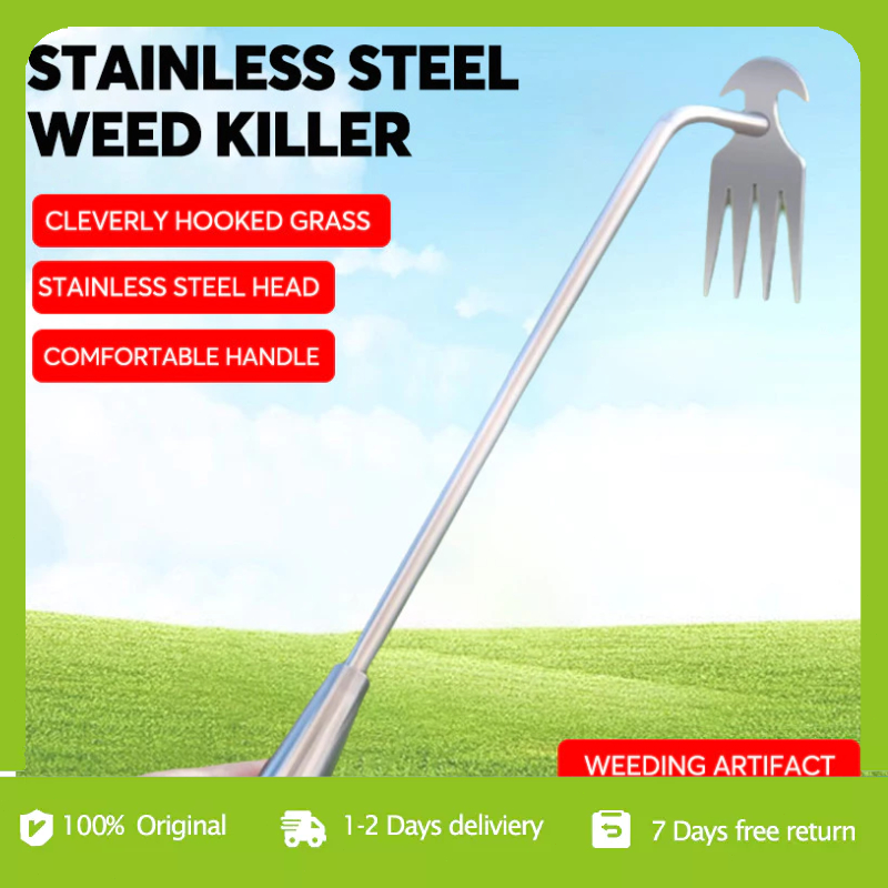 11Teeth Weeding Uprooting Tool Multi Purpose Kalaykay for Garden Grass ...