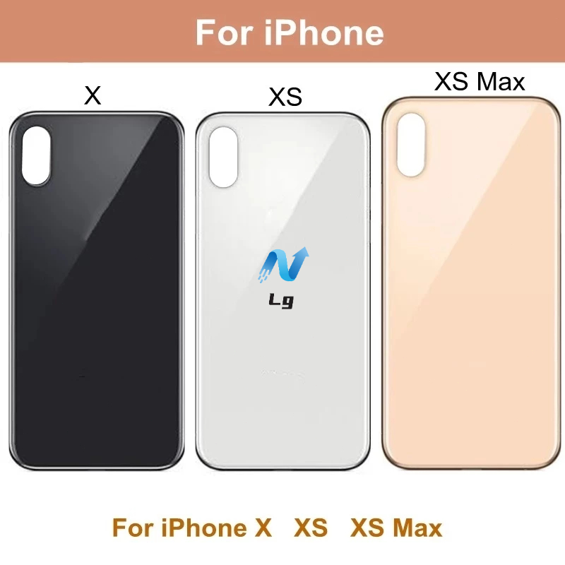Back Glass for iphone X XR XS XS Max Back Glass Replacement Back Glass ...