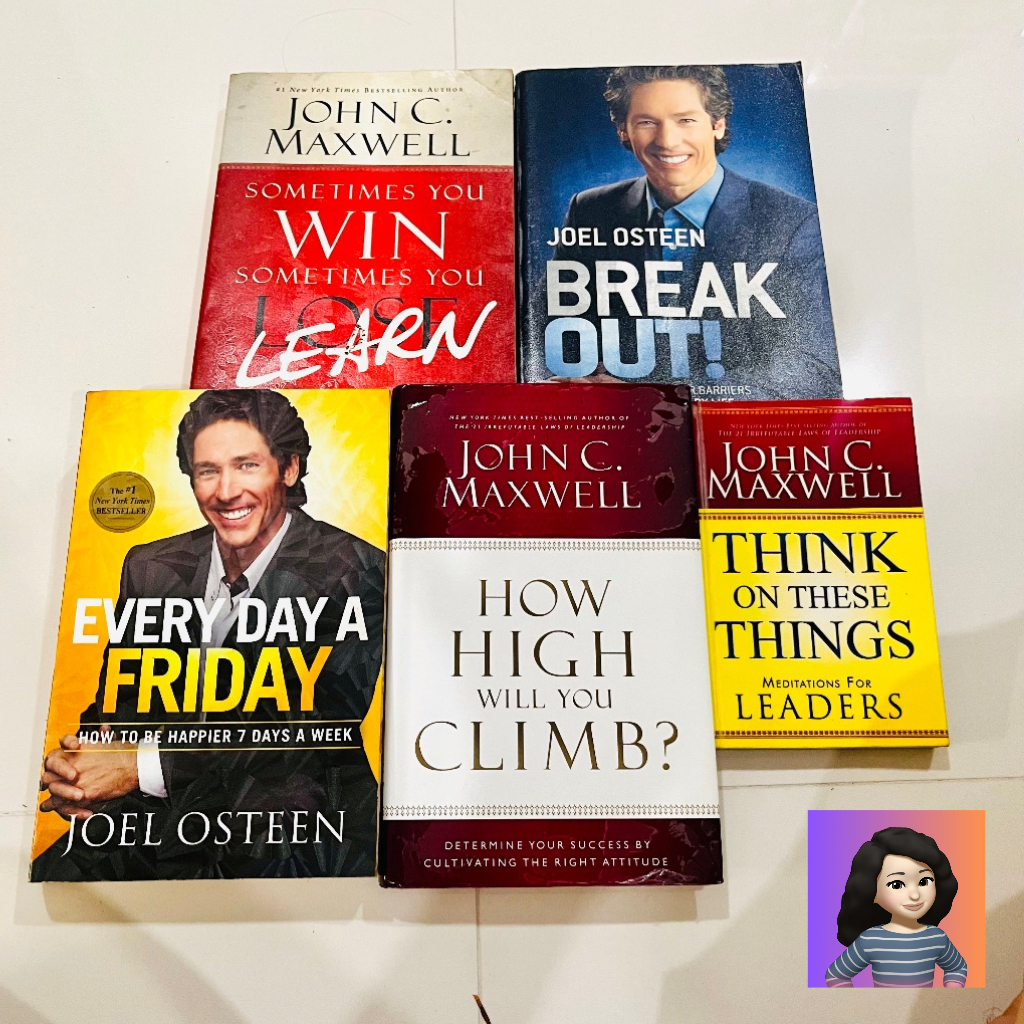 John Maxwell Books and Joel Osteen Books | Shopee Philippines