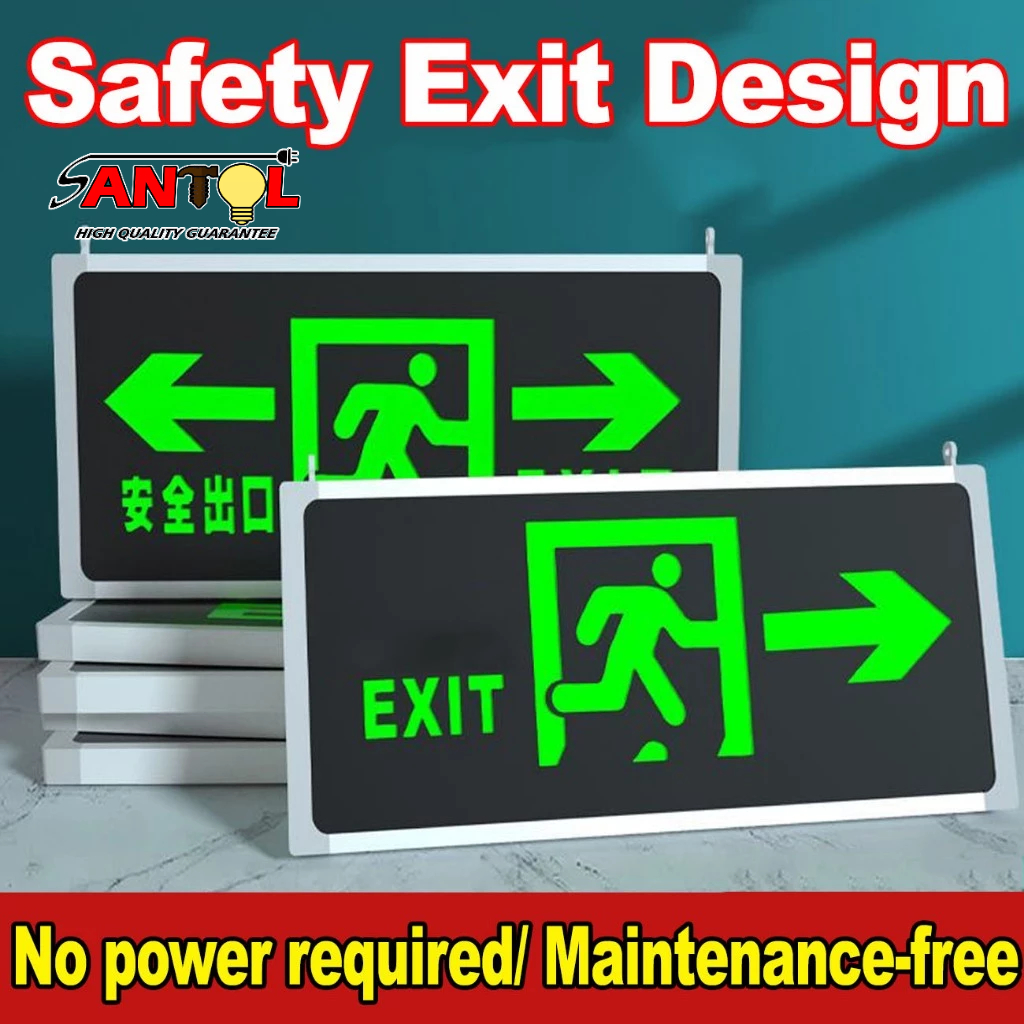 Plug in Electricity Style Corridor Fire Emergency Light LED Safety ...