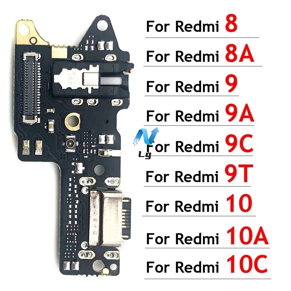For Xiaomi Redmi 6 6A 7 7A 8 8A 9 9A 9C 9T 10 10A 10C USB Charging Port ...