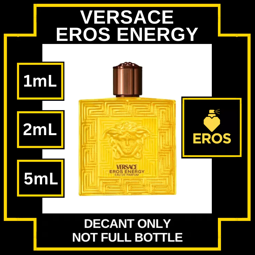 Versace Eros Energy 1mL 2mL 5mL DECANT perfume sample vial repacked ...