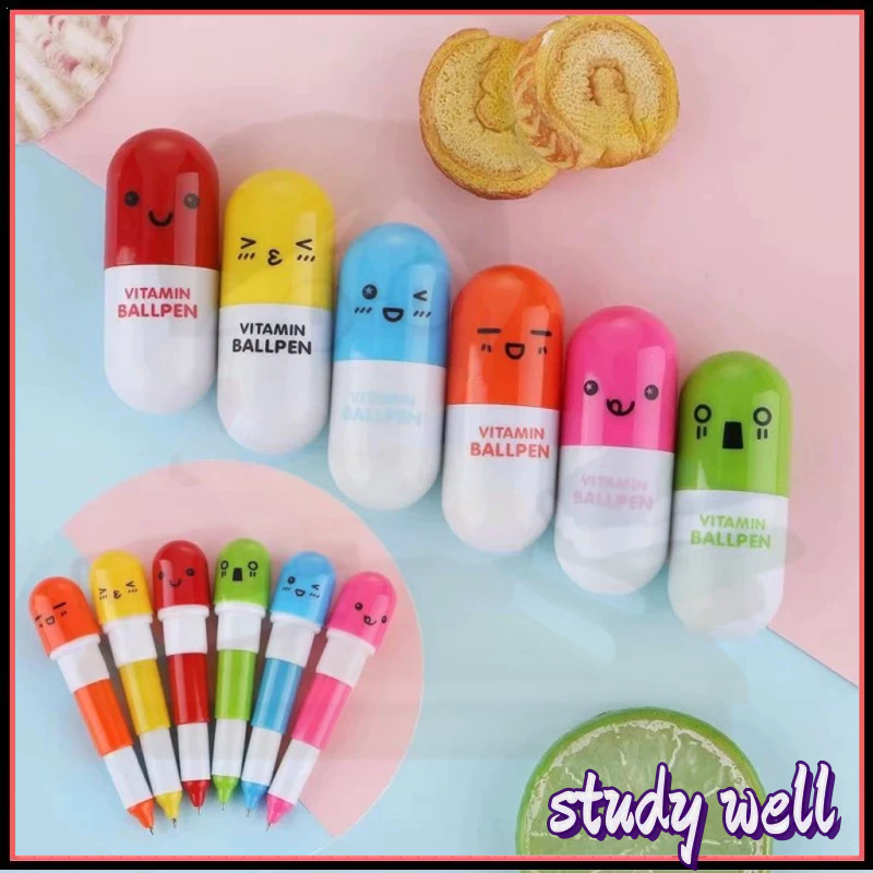 AKKI Easy to carry creative and cute folding pen capsule shape | Shopee ...