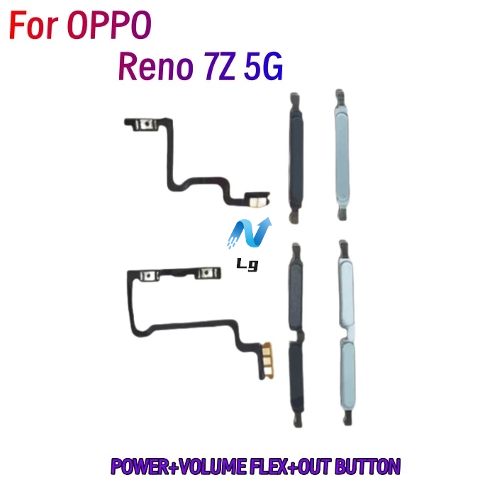 Power on off switch volume button flex for OPPO Reno 7Z 5G CPH2343 ...