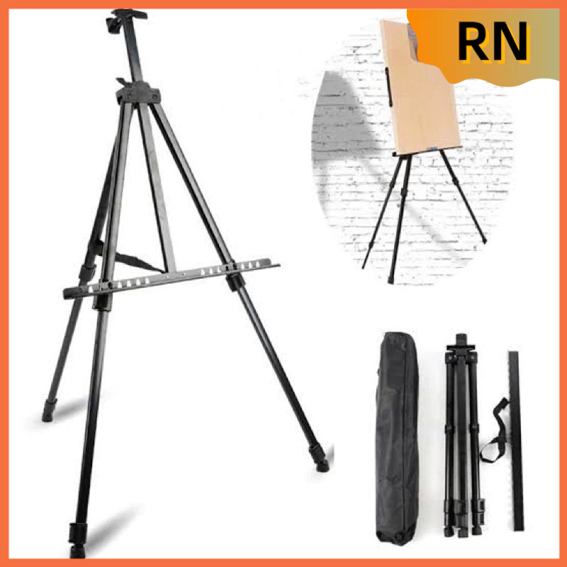 Thick Aluminum Mini Easel Stand Folding Adjustable Easel Telescopic ...
