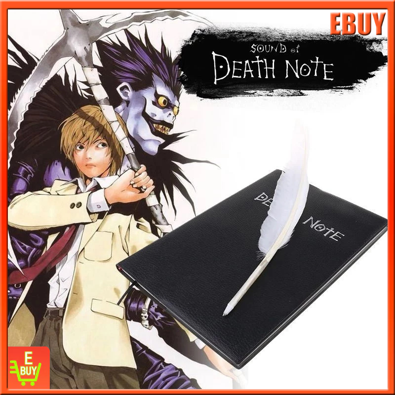 Popular Notebook at Comic Exhibition Anime Death Note with Feather Pen ...
